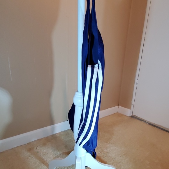 adidas | Swim | Adidas Blue White One Piece Swimwear | Poshmark